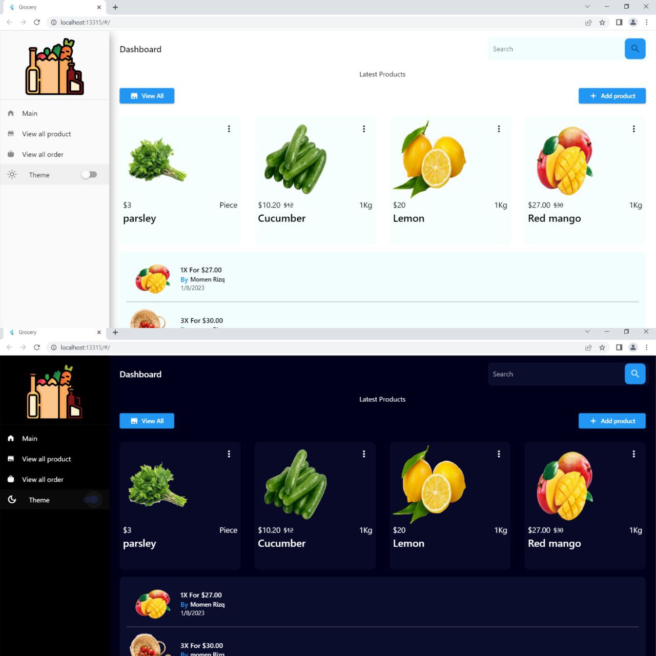 GitHub - MomenRizq/grocery_admin_panel