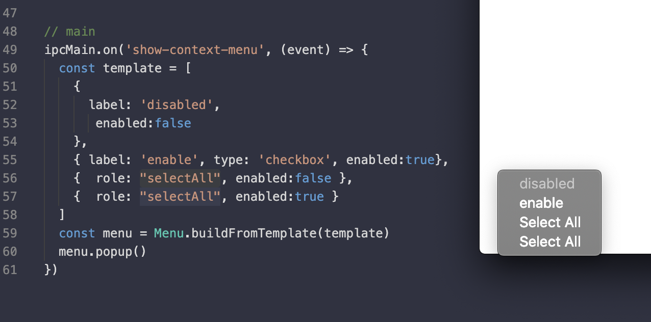Can't disable contex menu item with role on mac · Issue #27975 ...