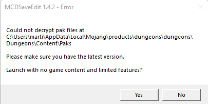 i cant dycript pak files · Issue #110 · CutFlame/MCDSaveEdit · GitHub