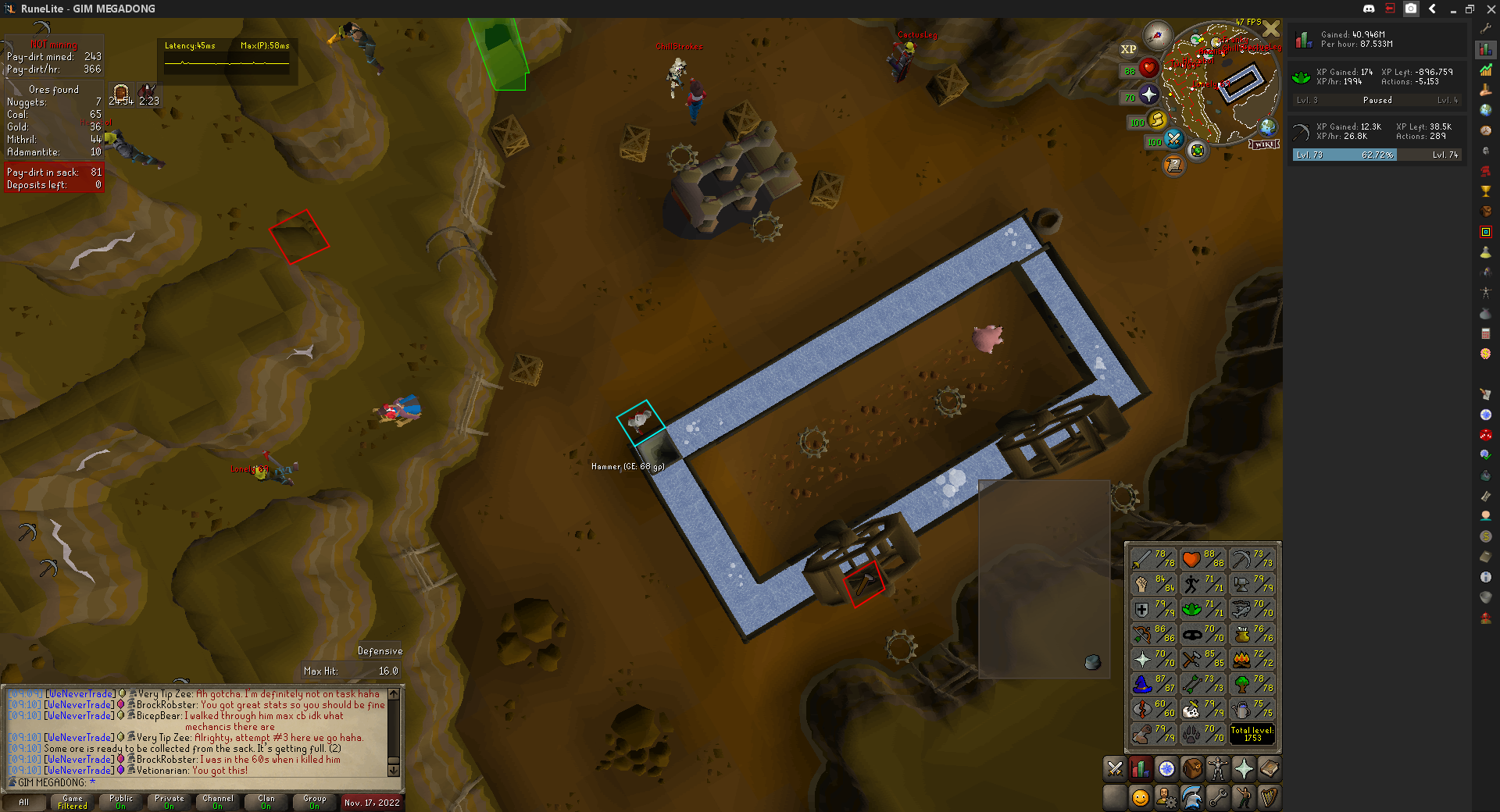 [XP Tracker] Tracker shows negative XP and actions · Issue #15616 · runelite/runelite · GitHub