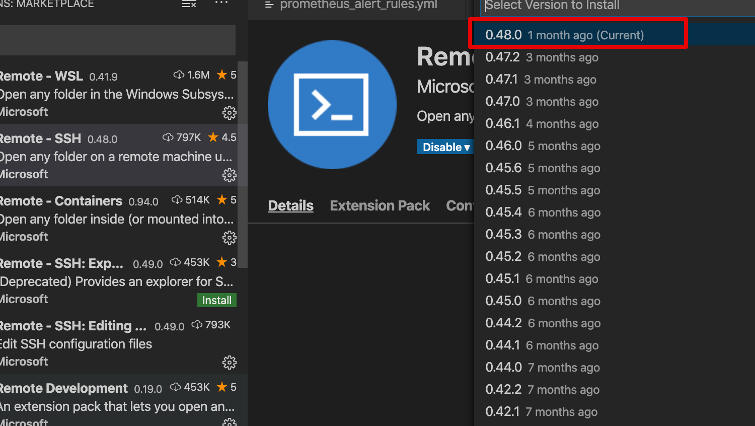 Stopped displaying the list of available hosts to connect · Issue #2286 · microsoft/vscode ...