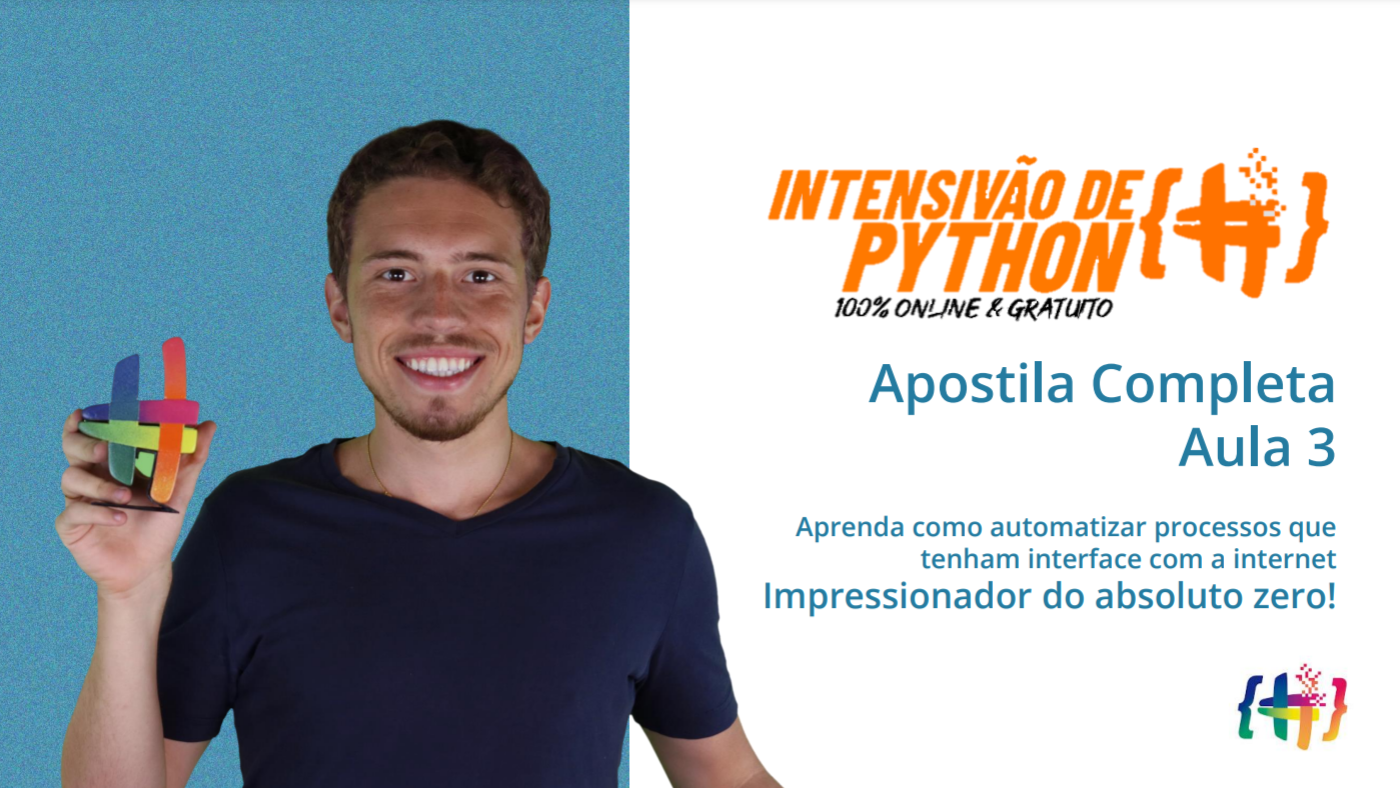 GitHub - GadnerBV/IntensivoPythonHashtag: Repositório para salvar os ...