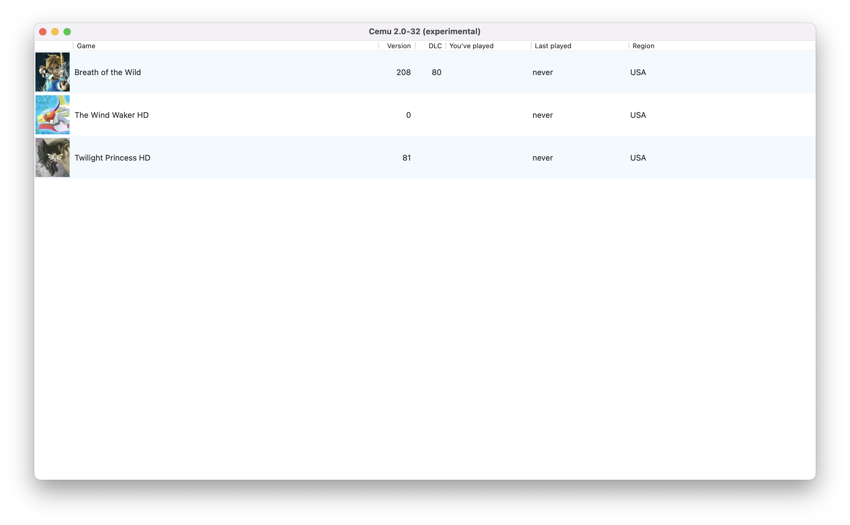 (macOS) Icons on the game library screen have part of the right side of the image cut off and ...