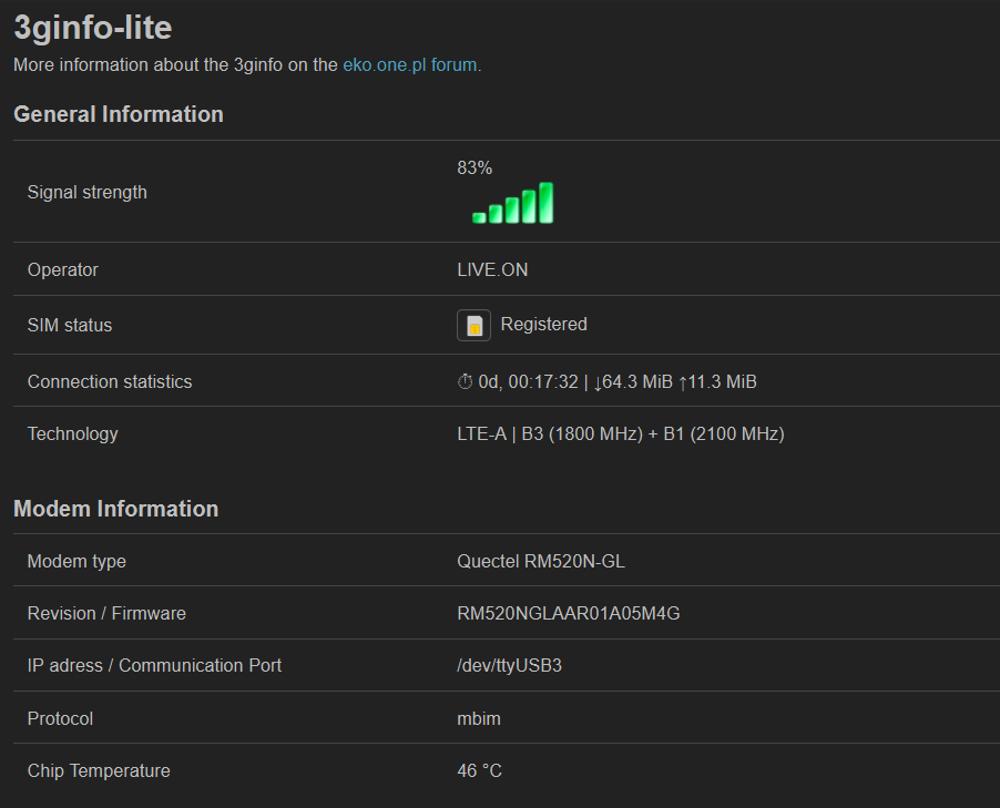 Add support for Quectel RM520N-GL · Issue #34 · 4IceG/luci-app-3ginfo-lite · GitHub