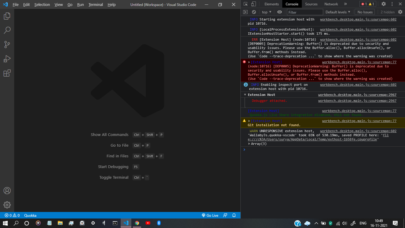 loading time · Issue #714 · wallabyjs/quokka · GitHub