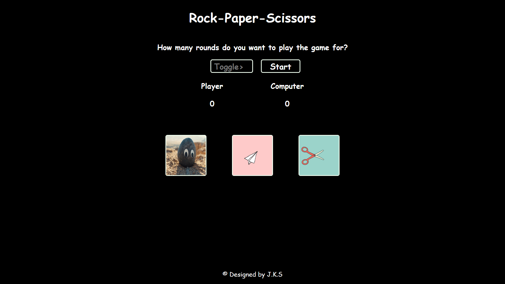 GitHub - JKS46/TOP-Rock-paper-scissors: Rock paper scissors website