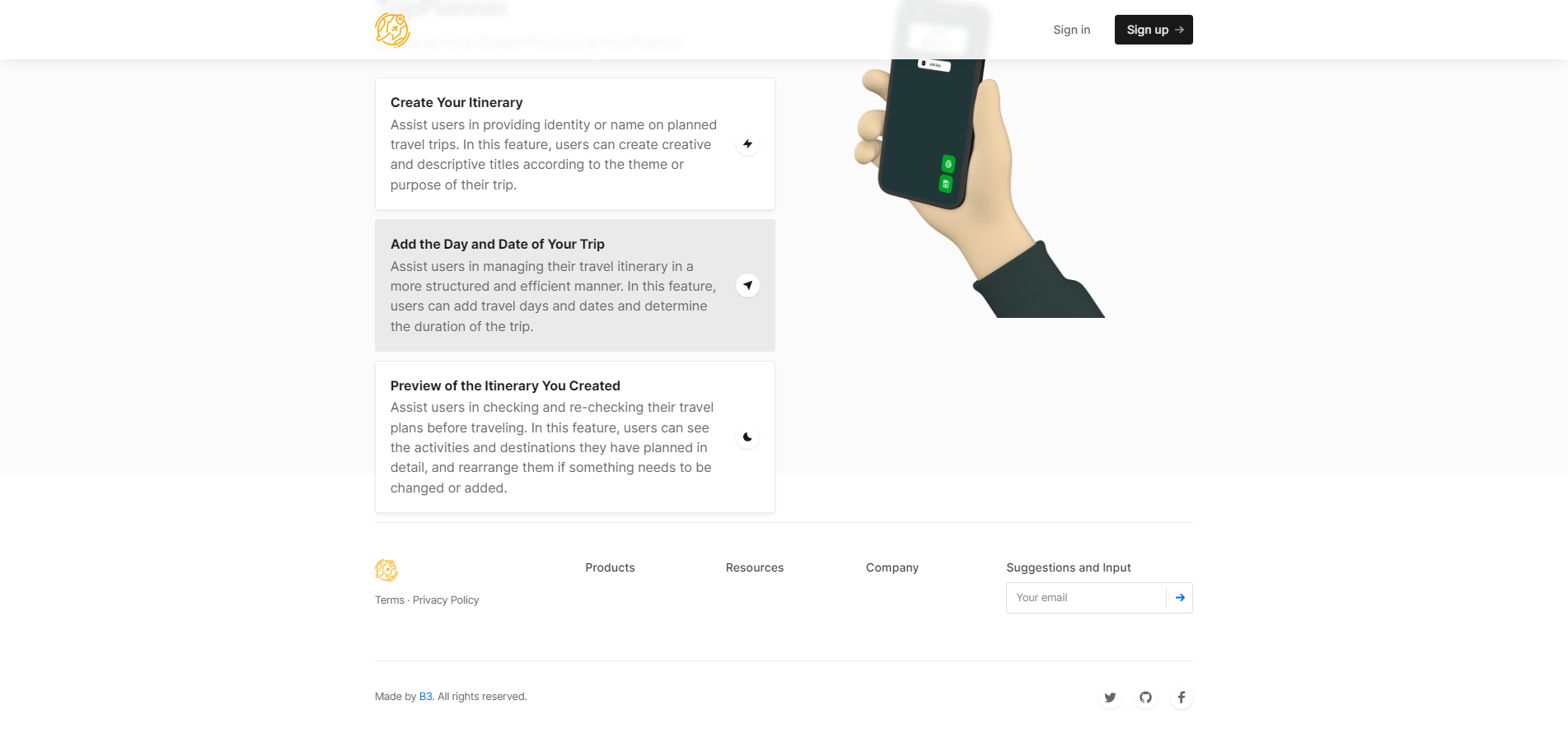 GitHub - bforbilly24/tripplanner-landing_page: B3 Agile - Tripplanner - Landing Page
