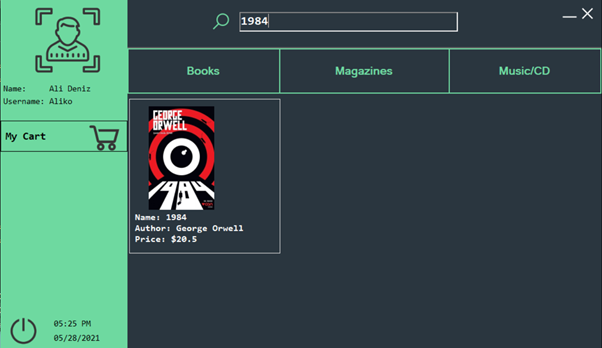 GitHub - Furkan-Taskin/OnlineBookStore: An Online Book Store as a desktop application