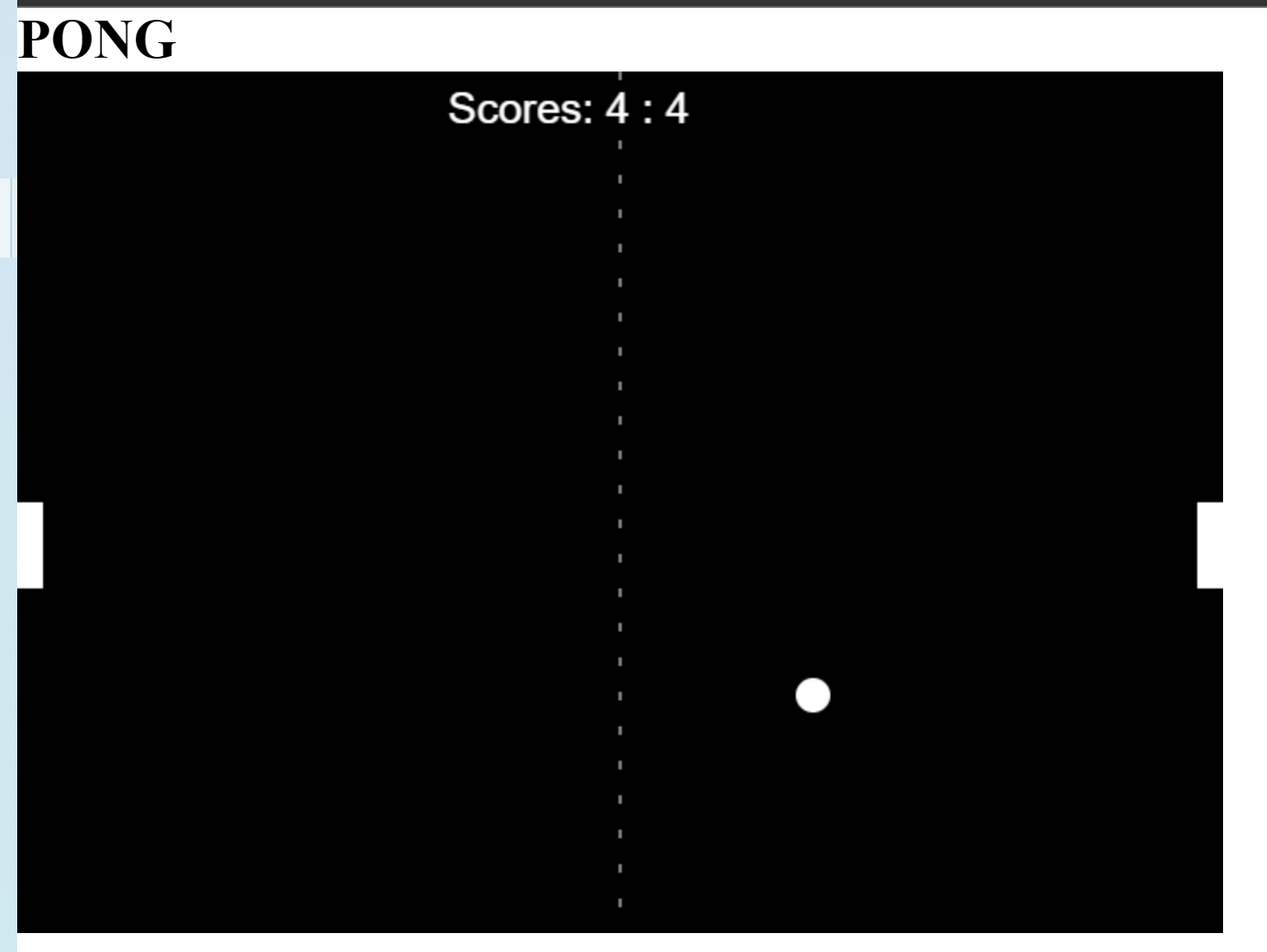 GitHub - stefguler/Pong-Game: Digital Ping Pong Game (Vanilla JS)