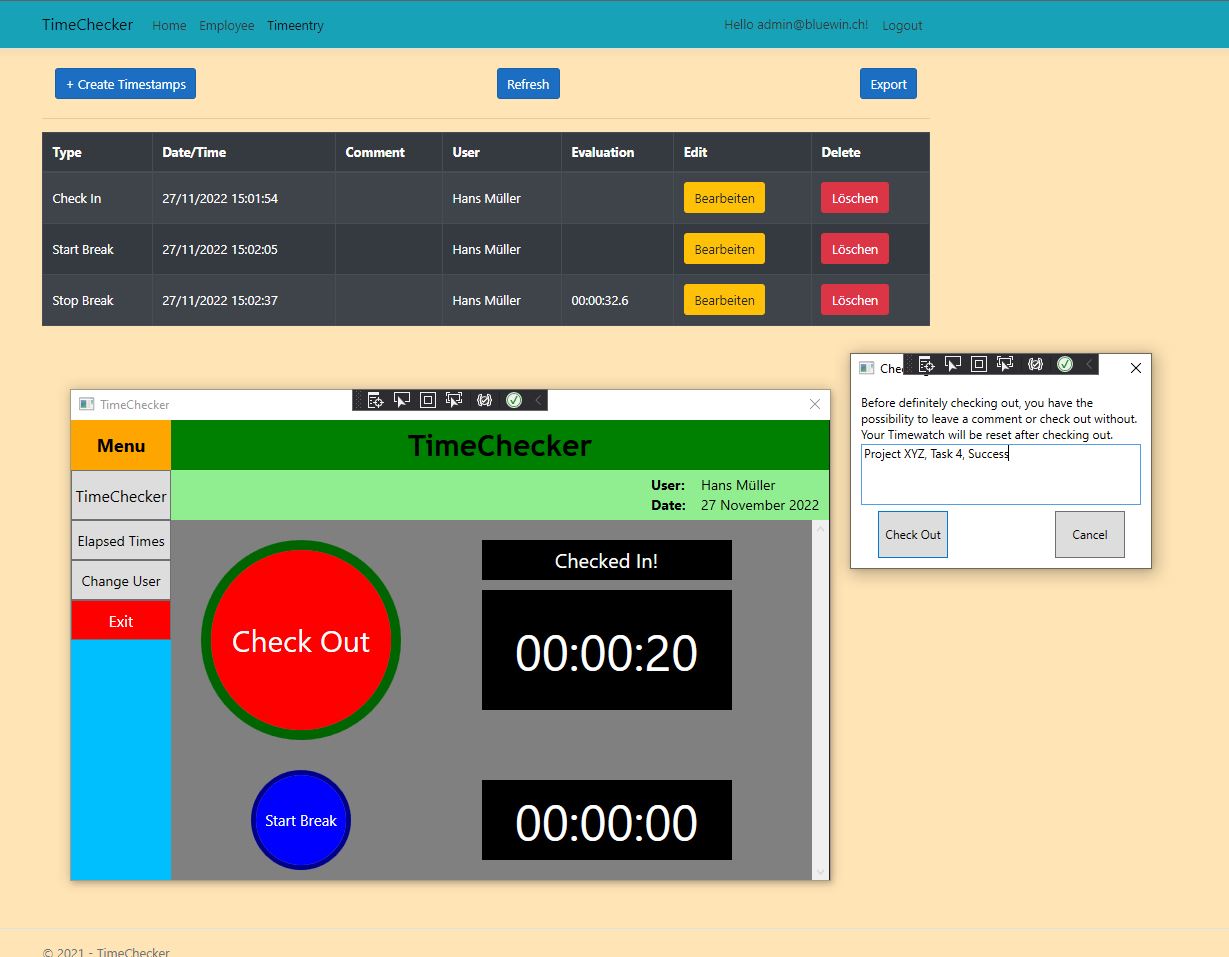 GitHub - stefguler/TimeChecker: Time Capturing / Recording App with ...