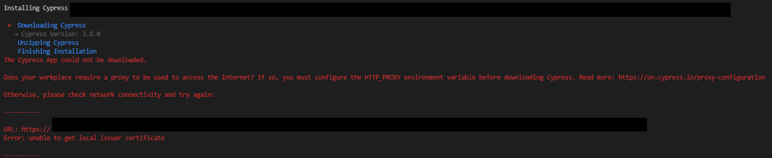 Make it possible to support no_proxy environment variable for download · Issue #6304 · cypress ...