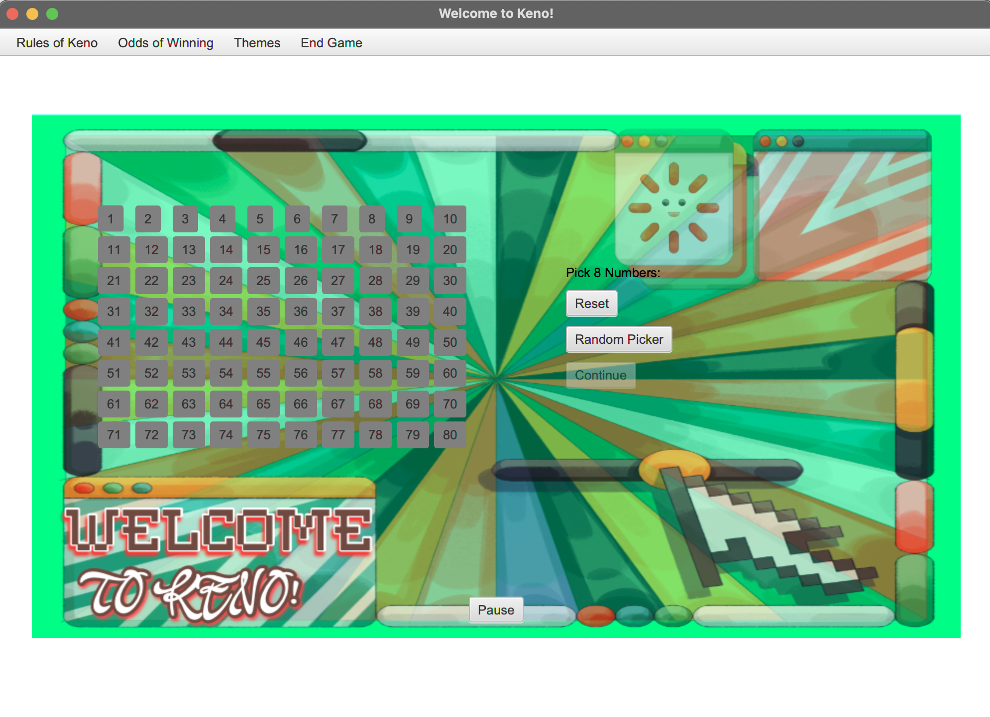 GitHub - rosemata/keno_game