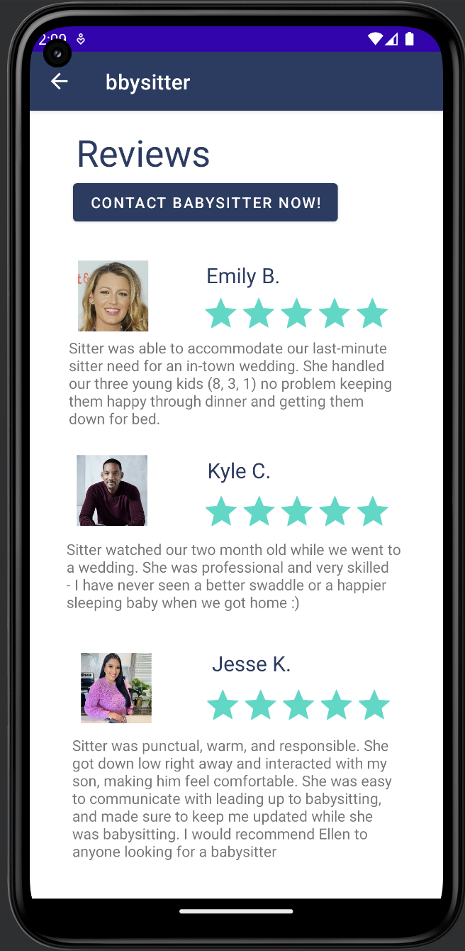 GitHub - rosemata/bbysitter-App