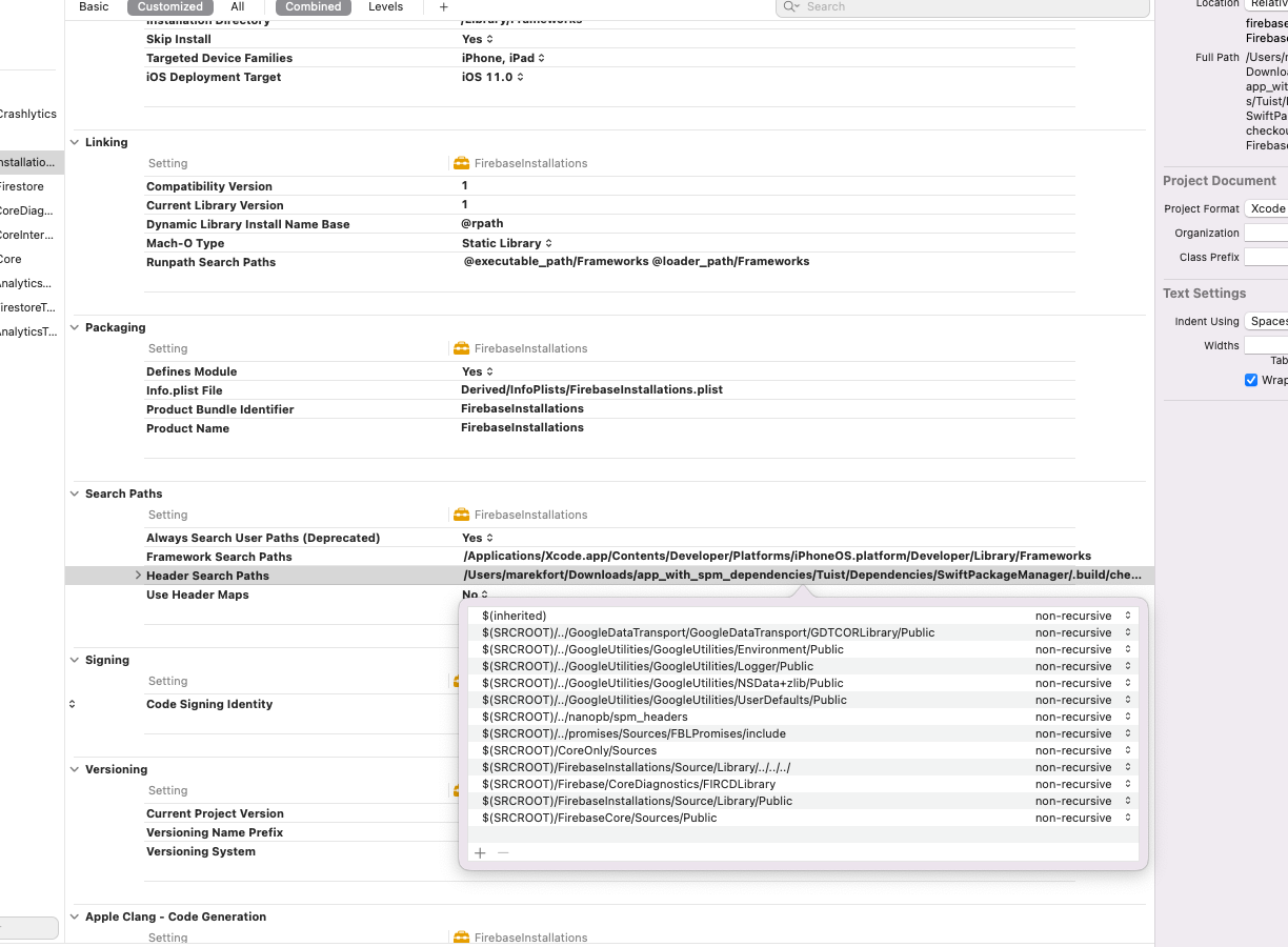 Dependencies.swift not being able to use Firebase 9.0.0 · Issue #4444 · tuist/tuist · GitHub