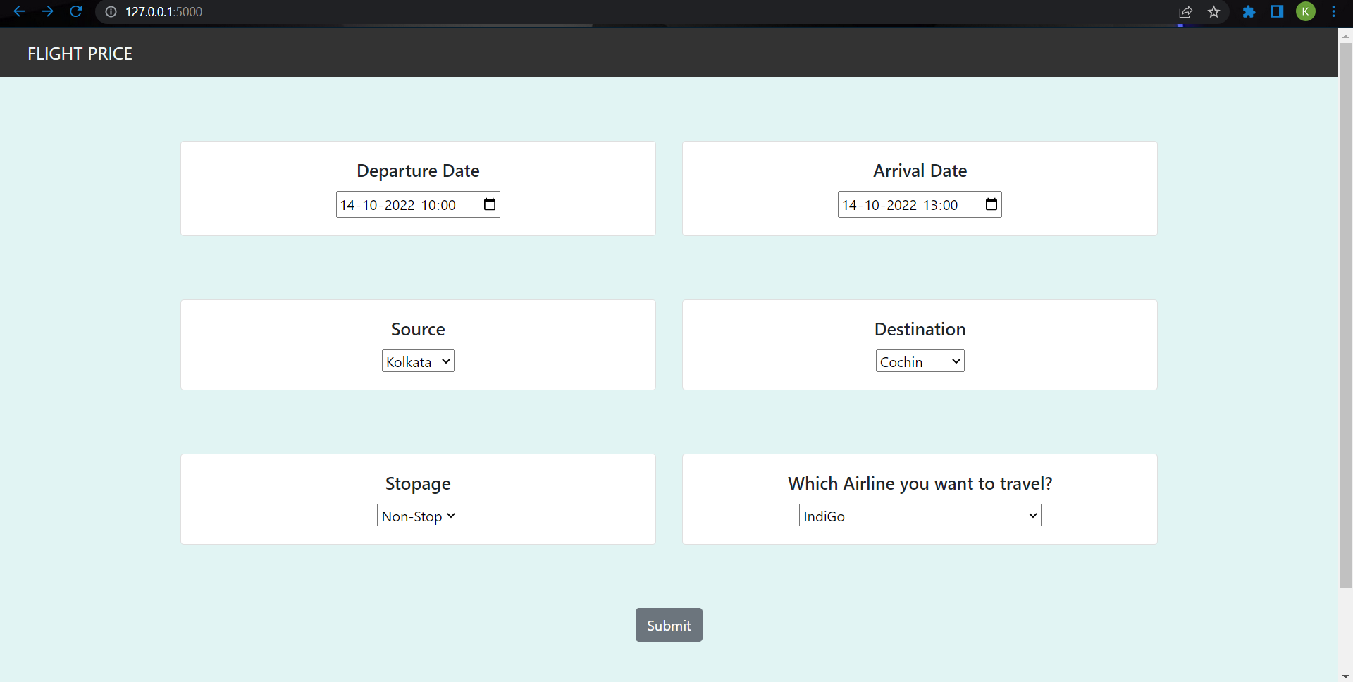 GitHub - arunkarthick2003/Flight-Fare-Prediction