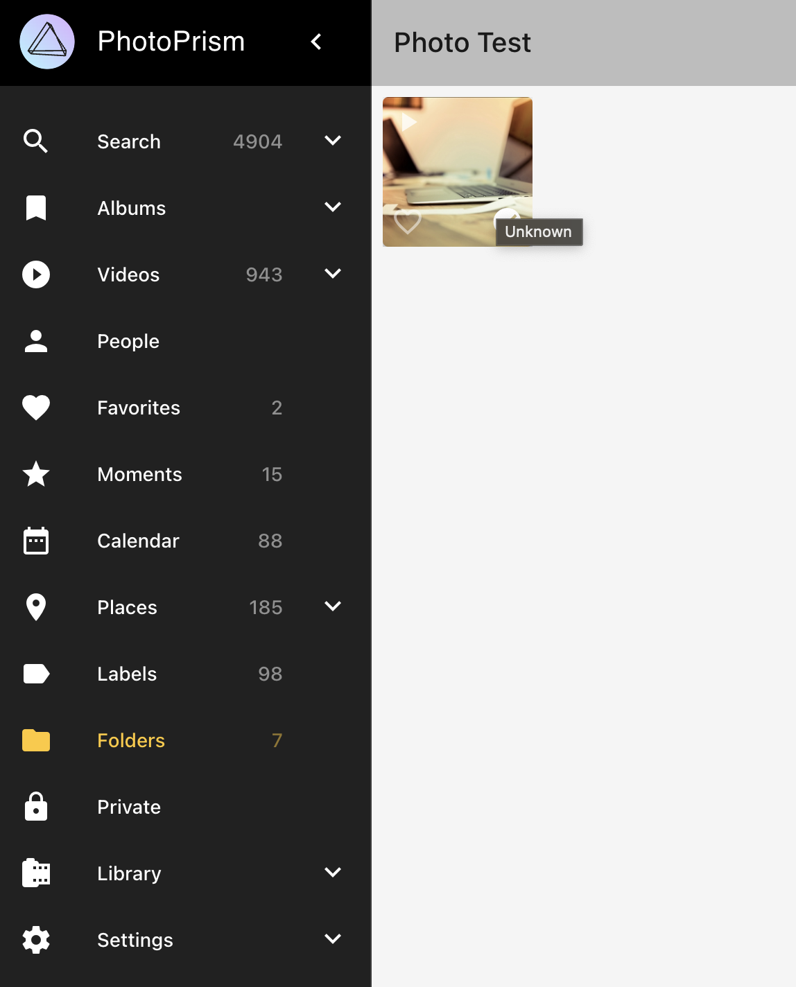 The sidecar `.yml` metadata conflict for photo and video that sharing the same name like `IMG ...
