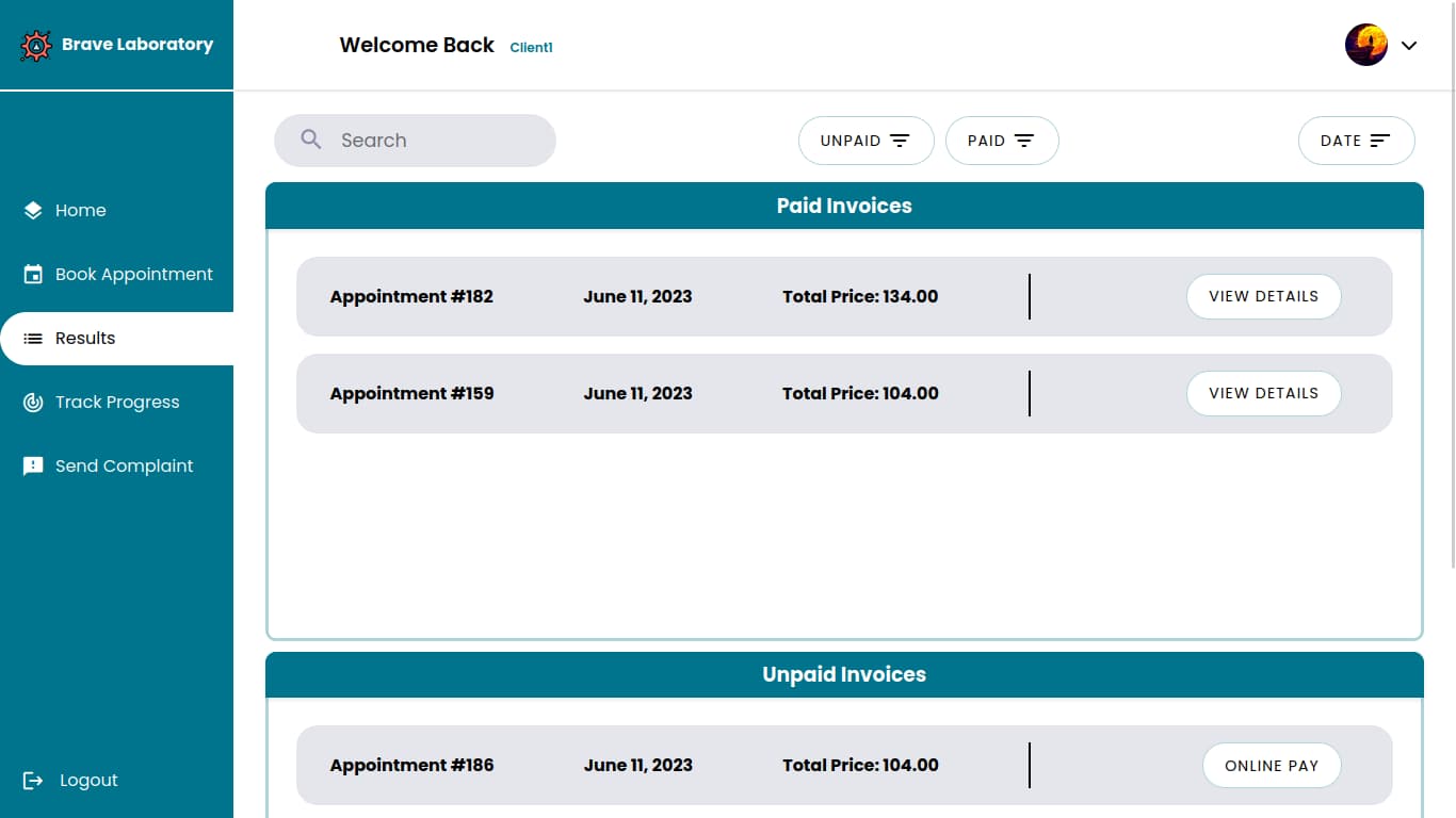 GitHub - AdemBendjama/Brave-Lab: Online Management System of a Blood Analysis Laboratory