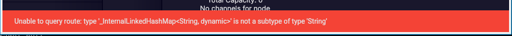 type error using Query Route in gui · Issue #63 · companyzero/bisonrelay · GitHub