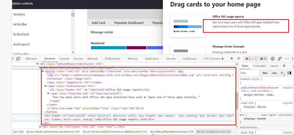 Screen reader does not announce paragraph information on Add card button in browse mode. · Issue ...