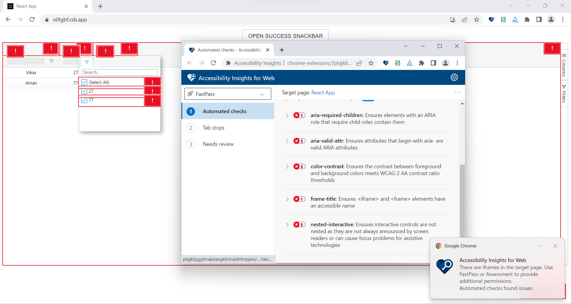 Nested Interactive Controls Are Not Announced By Screen Readers · Issue 6350 · Ag Gridag Grid 