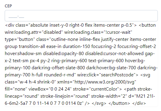 HTML escaped · Issue #696 · wireui/wireui · GitHub