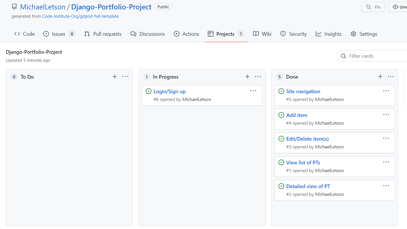GitHub - MichaelLetson/Django-Portfolio-Project