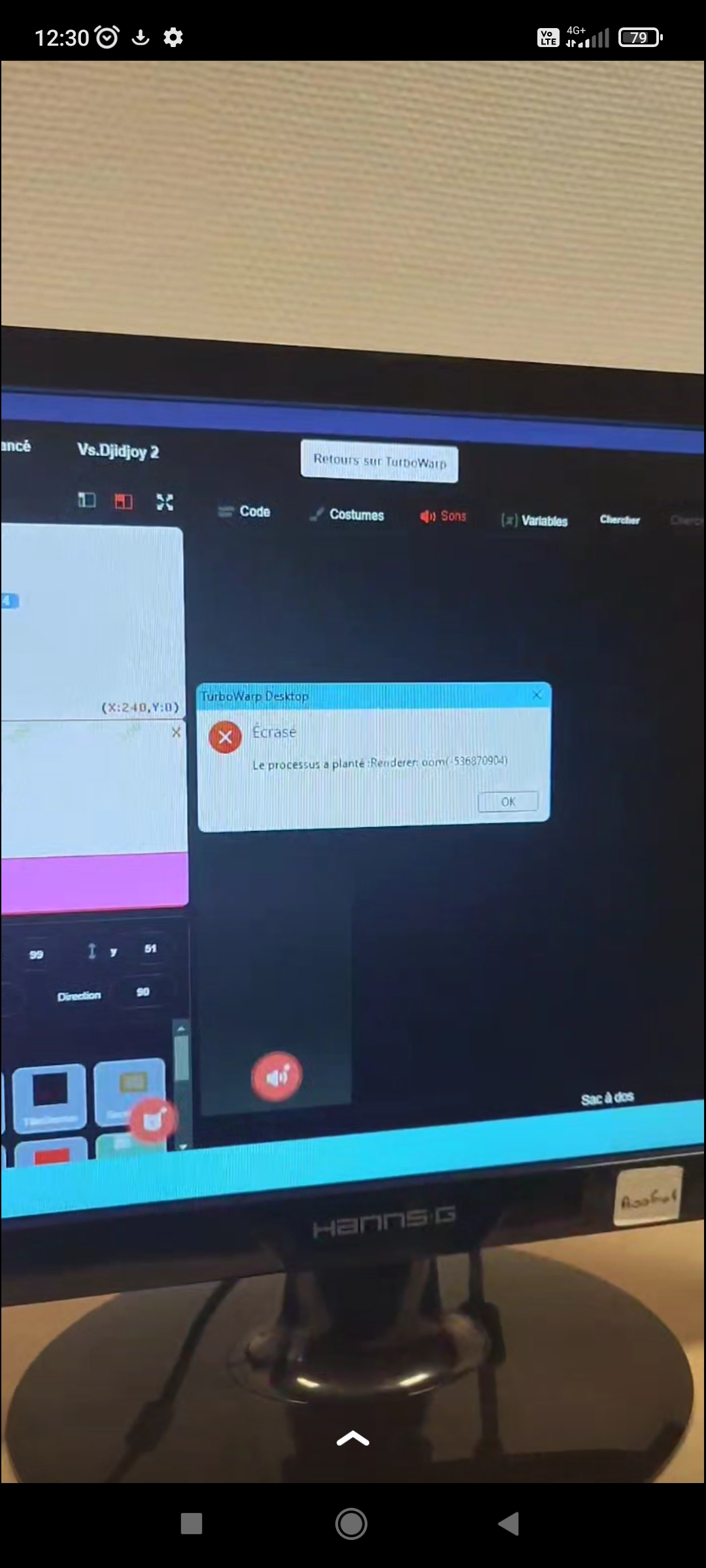 Graphics crashes not completely fixed · Issue #558 · TurboWarp/desktop · GitHub