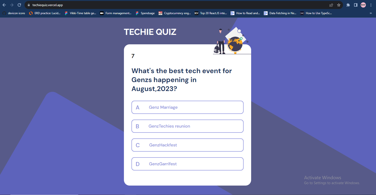 GitHub - youngancient/techieQuiz: A fun and interactive quiz that helps techies get familiar ...