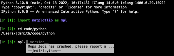 Jedi Crashing On Plt Tab · Issue 13912 · Ipythonipython · Github