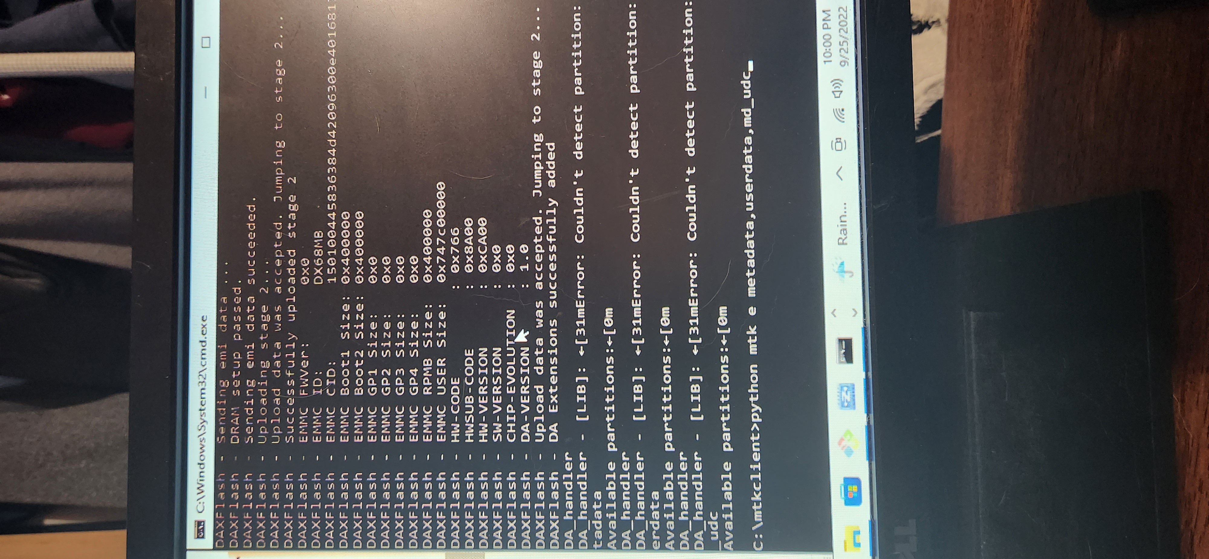 Can't detect any partitions · Issue #490 · bkerler/mtkclient · GitHub