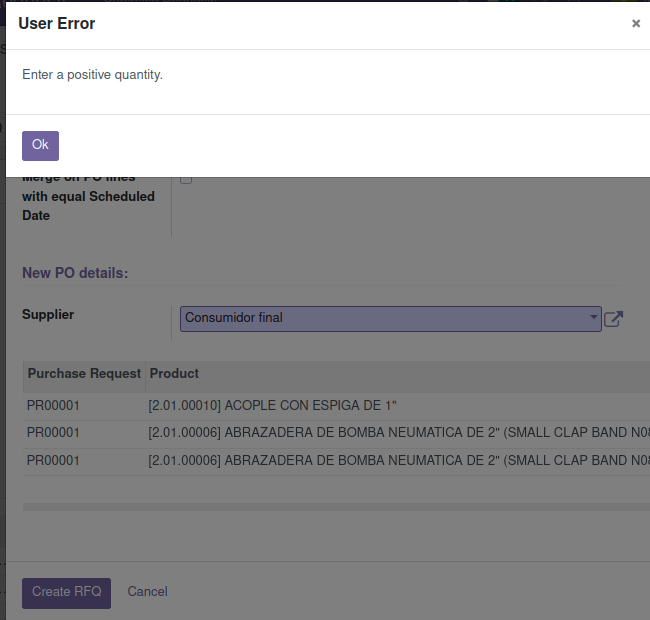 [15.0] purchase_request_line created with zero product_qty · Issue #1629 · OCA/purchase-workflow ...