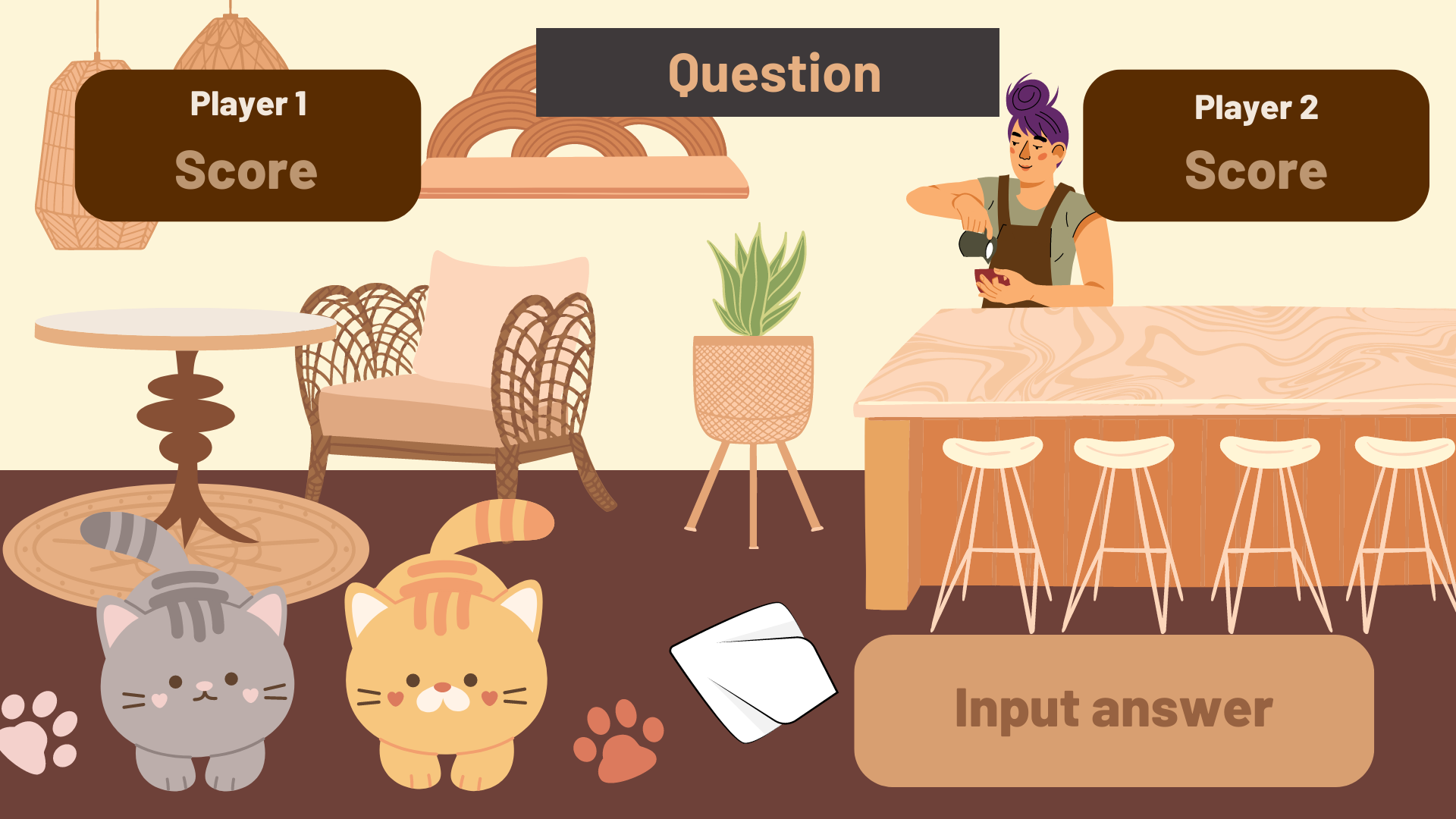 วางแผนออกแบบเกมและภาพร่างหน้าตาของเกม · Issue #2 · NongFirstTH/CPE103-project-group-26 · GitHub