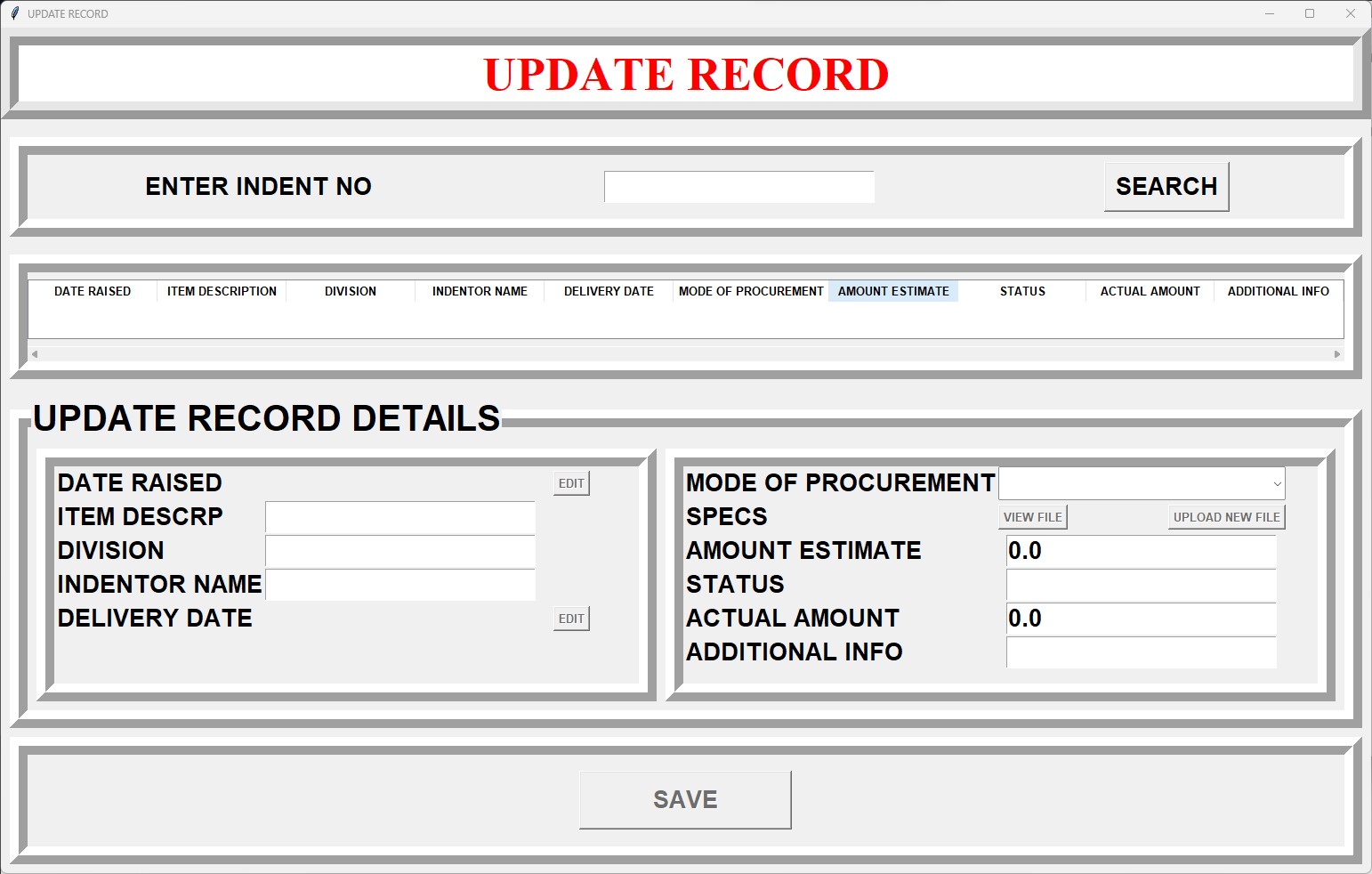 GitHub - JKjunnu/Hackzon-2022---Astatine: Inventory Management System