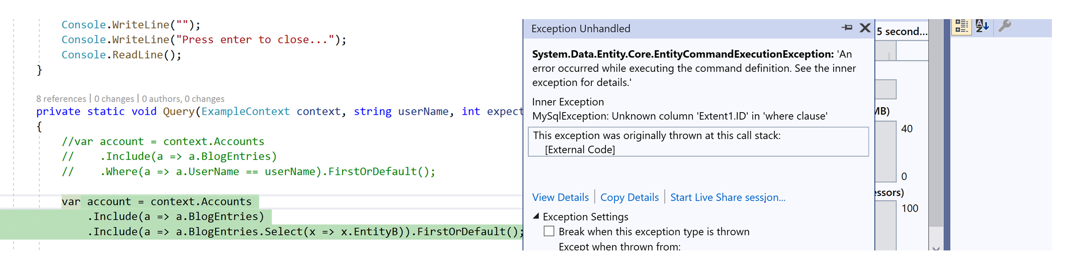 Issue occur when dynamic filter is applied on eager loading with many-to-many relationship ...