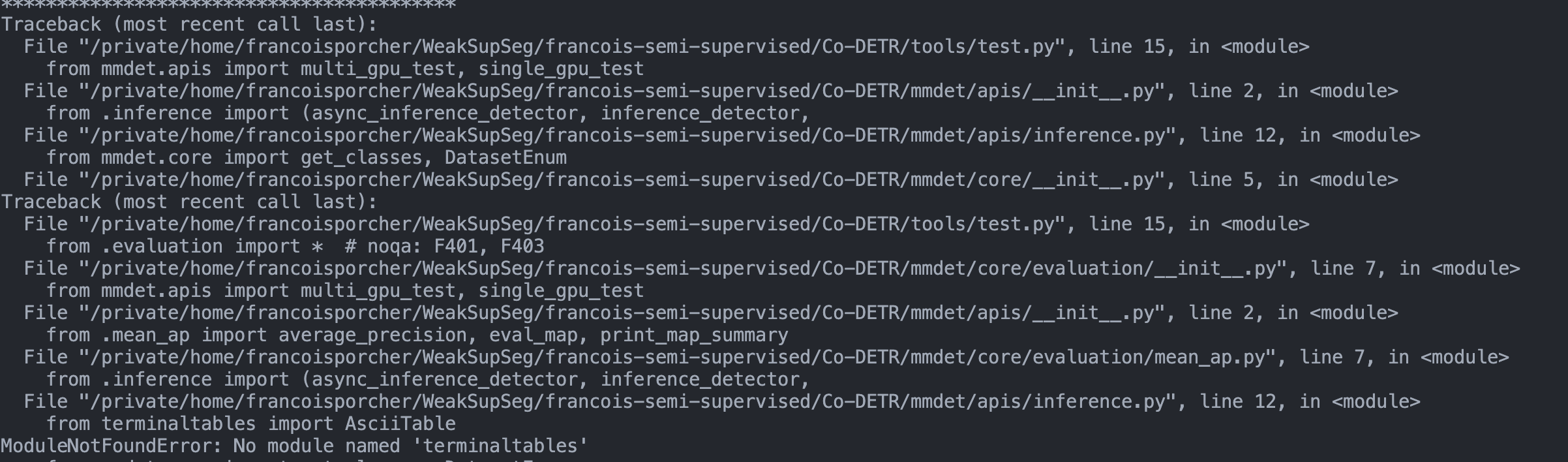 Issue with Environment (mmdet) · Issue #76 · Sense-X/Co-DETR · GitHub