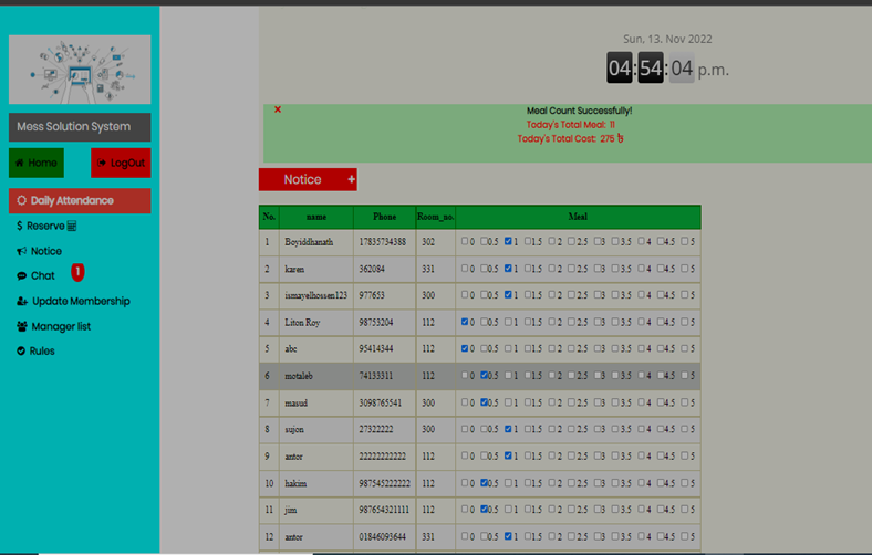 GitHub - boyiddha/Automated-Mess-Management-System: This system automatize the mess ...