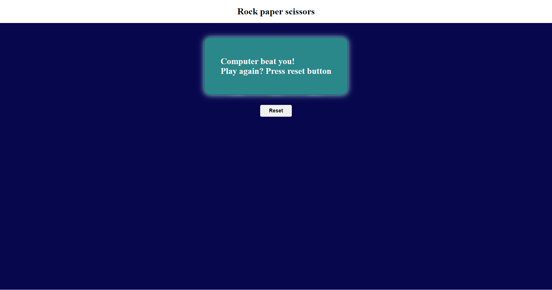 GitHub - KristinaProject/rock-paper-scissors