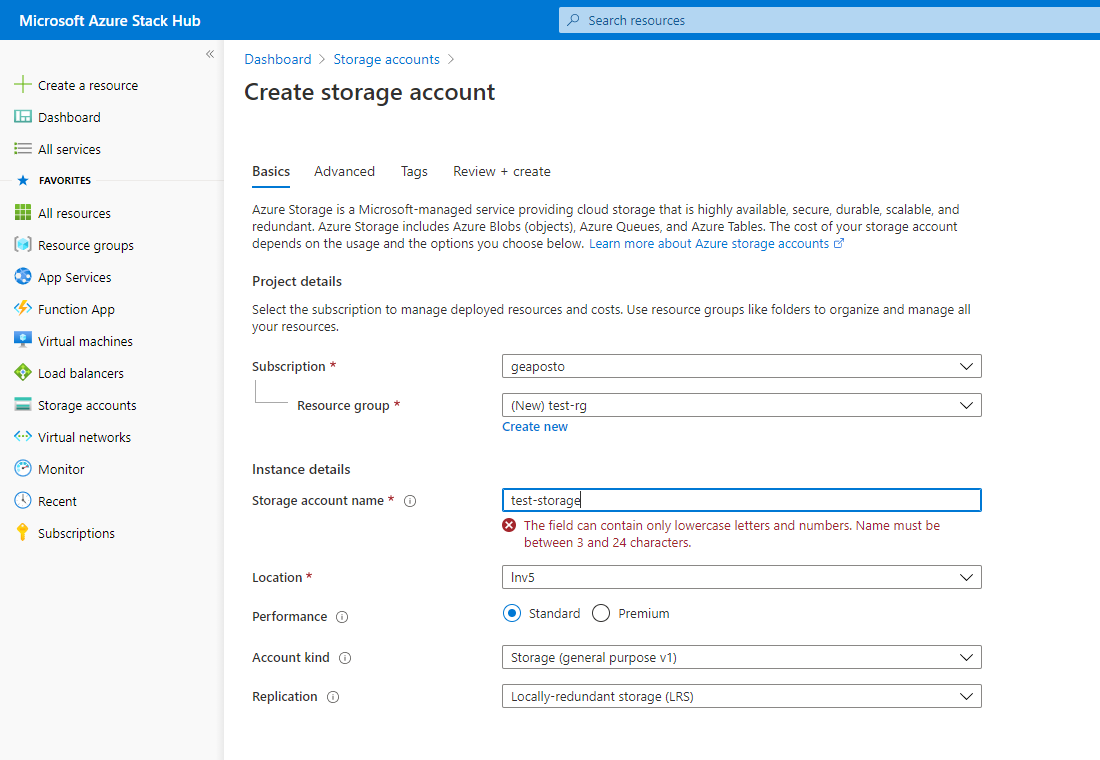 ensureStorageAccount function can't handle RG names containing "-" · Issue #234 ...