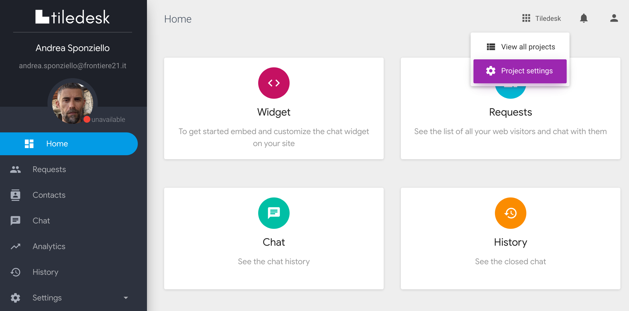 JWT Authentication - Tiledesk Docs