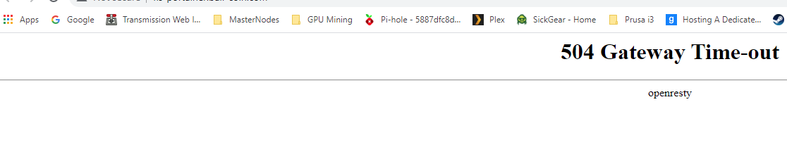 504 Gateway Time-out · Issue #1176 · NginxProxyManager/nginx-proxy-manager · GitHub