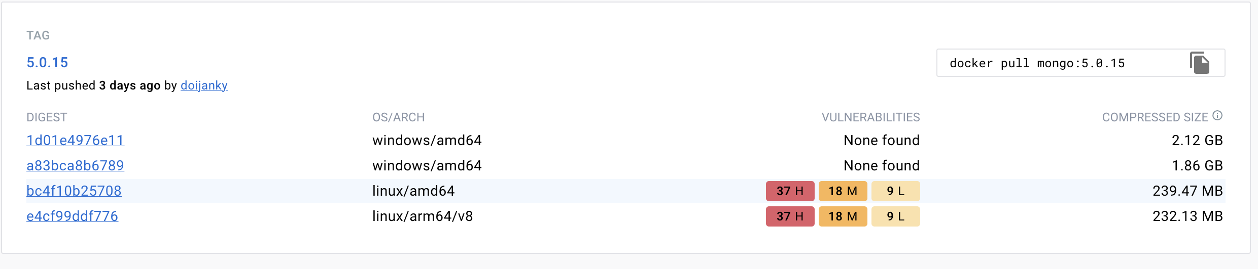 Docker Image vulnerabilities being reported in latest versions plus in ...
