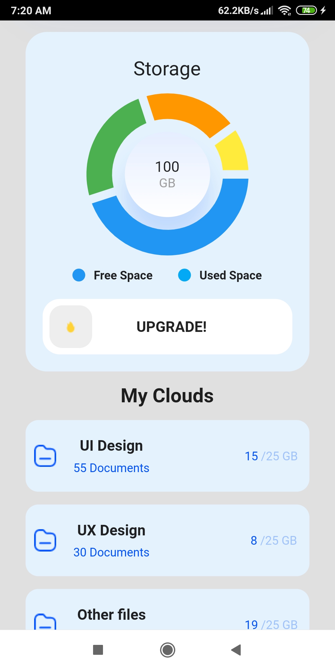 GitHub - RameshMJ23/Cloud-storage-app-UI: Simple UI for cloud storage app