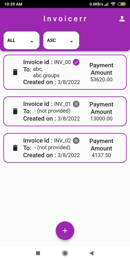GitHub - RameshMJ23/Invoicerr: App for generating Invoice
