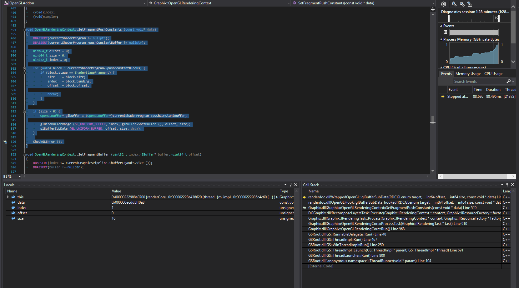 UBO: "Couldn't identify implicit object at binding" · Issue #724 · baldurk/renderdoc · GitHub