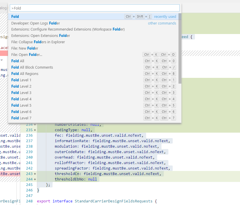 Fold Doesnt Work In Diff View · Issue 40110 · Microsoftvscode · Github 2373