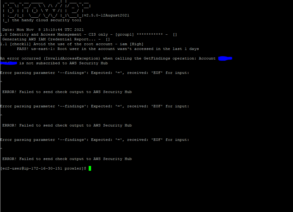 Error parsing parameter · Issue #913 · prowler-cloud/prowler · GitHub