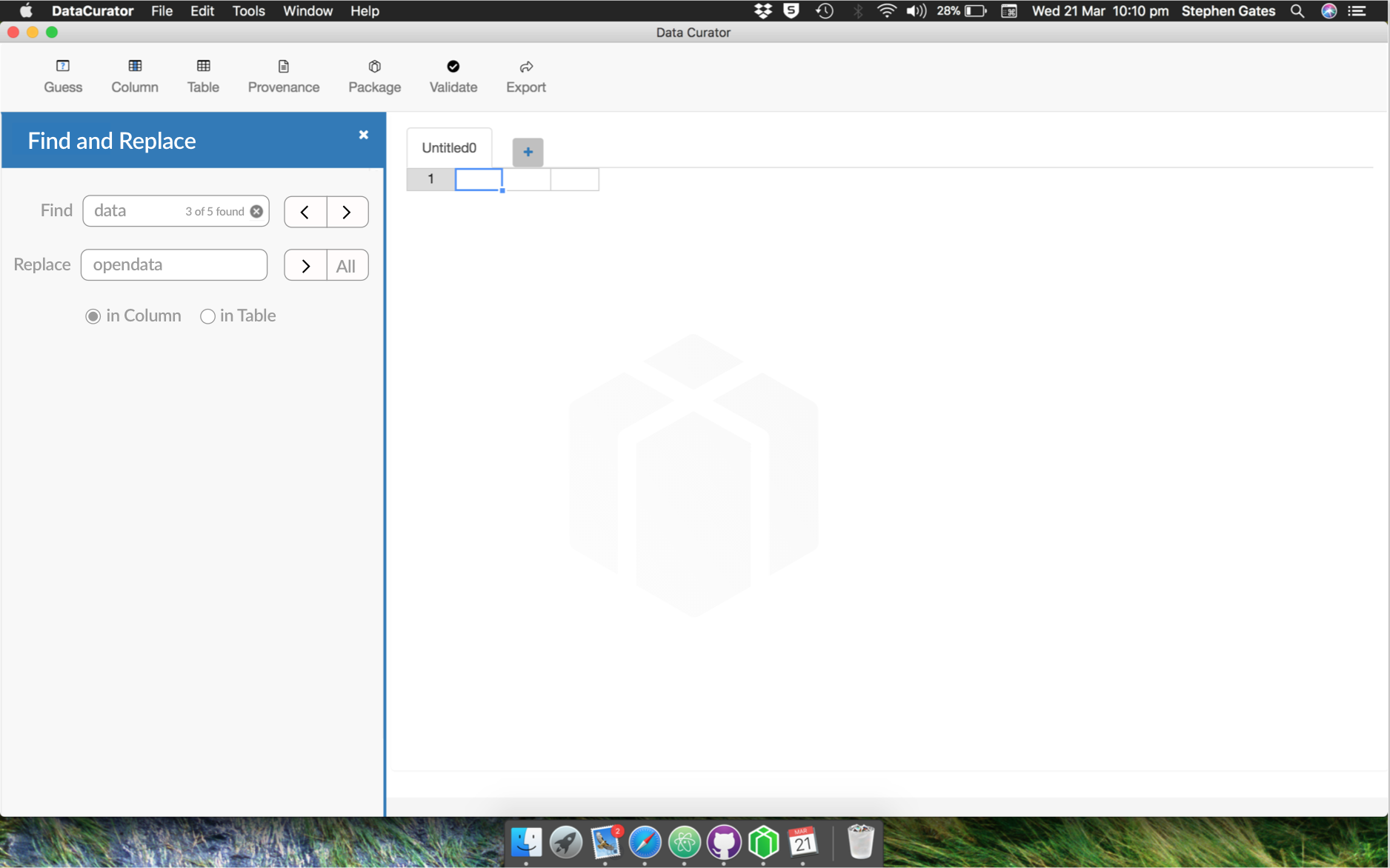 Find next/previous in table/column · Issue #633 · qcif/data-curator · GitHub