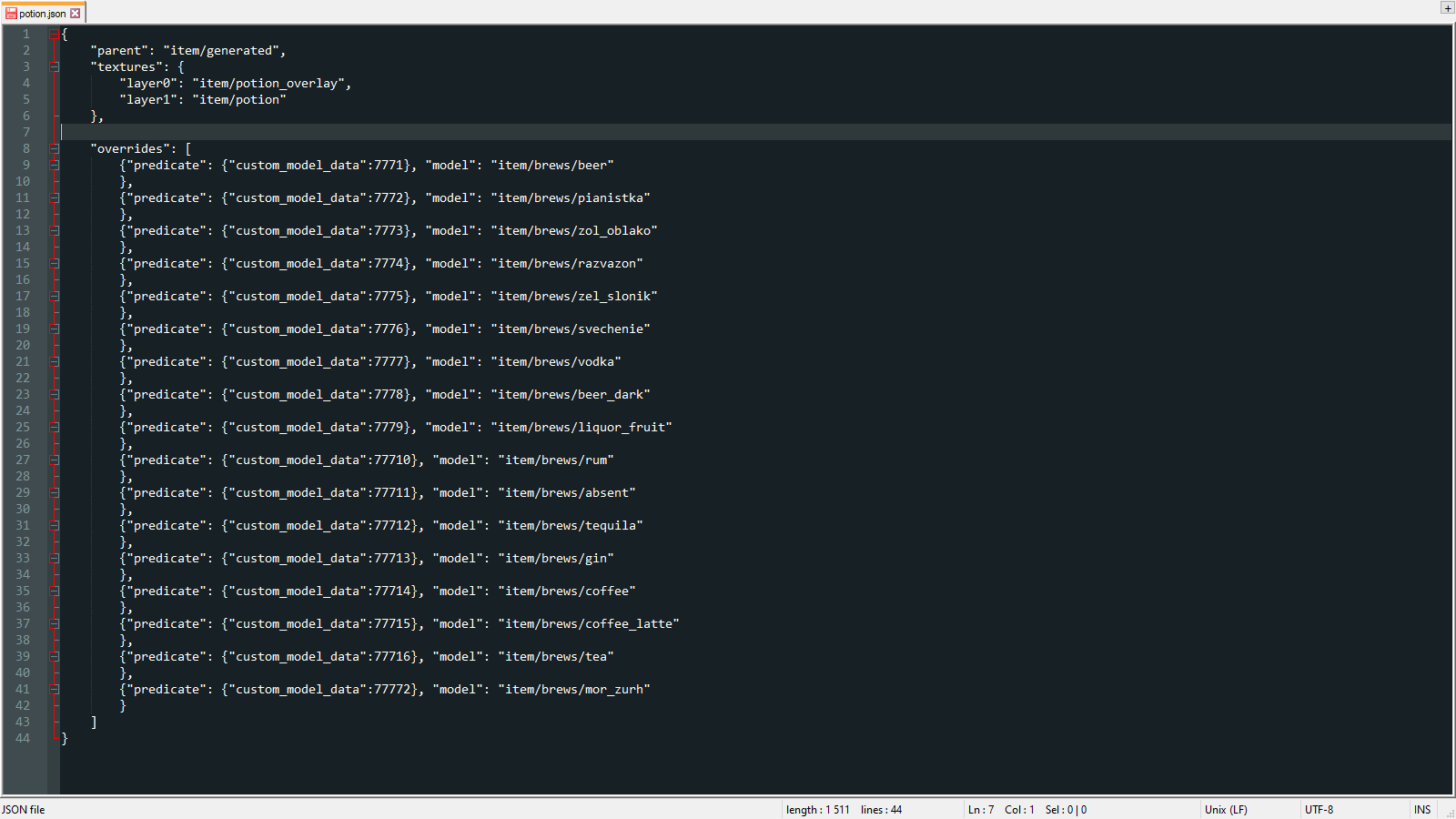 1.18.2 Resource Pack Unable to Apply Brewery Textures · Issue #571 · DieReicheErethons/Brewery ...
