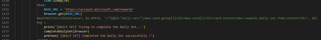 Uunexpected err=NoSuchElementException(), type(err)= · Issue #152 · charlesbel/Microsoft-Rewards ...