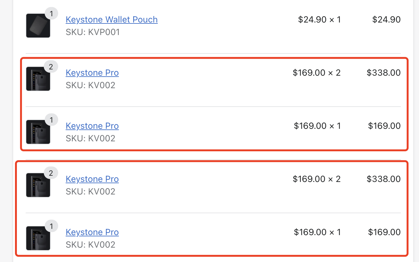 Checkout and Order items does not match · Shopify storefront-api ...